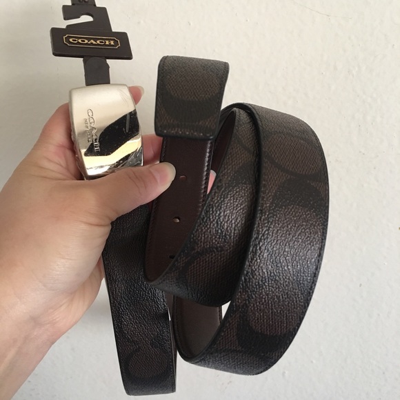 Coach | Accessories | Coach Reversible Signature Belt | Poshmark